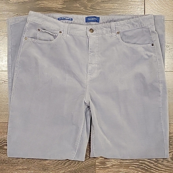 Talbots | Jeans | Talbots Corduroy High Rise Curvy Fit Straight Leg ...